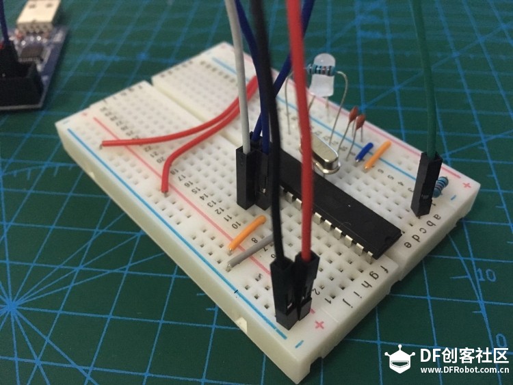 Arduino最小系统之ATmega8A-PU - DF创客社区 - 分享创造的喜悦